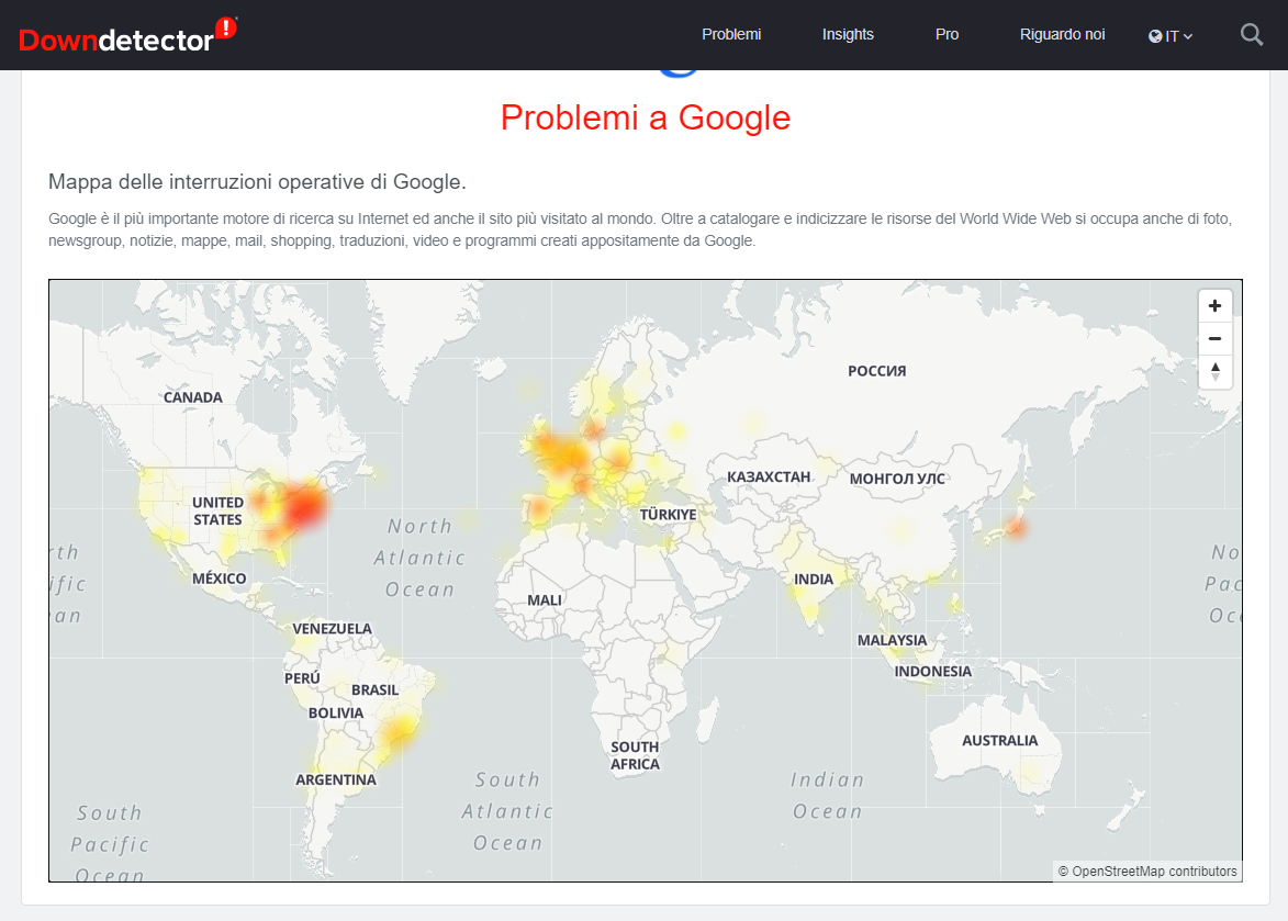 Google down: ecco cosa si può fare | Altroconsumo